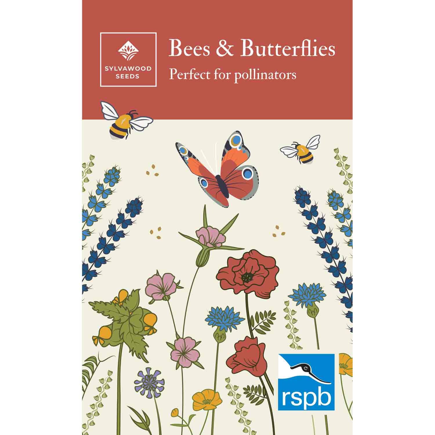 Wildflower Seeds for Bees & Butterflies - RSPB Shop