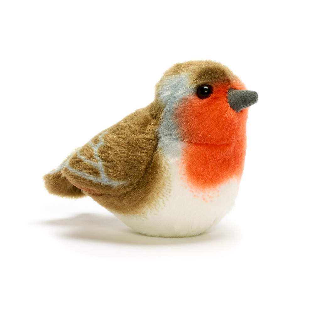 Singing Robin Soft Toy | Singing Bird Toy - RSPB Shop