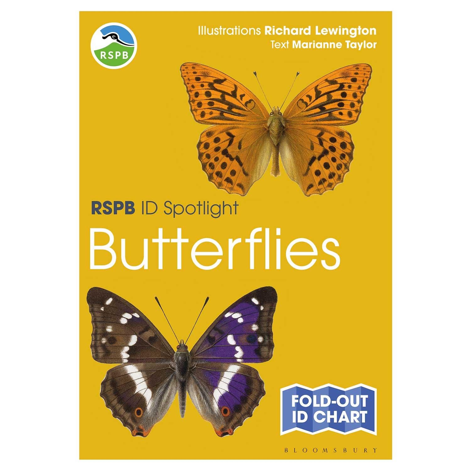 Butterflies identifier chart - RSPB ID Spotlight series - RSPB Shop
