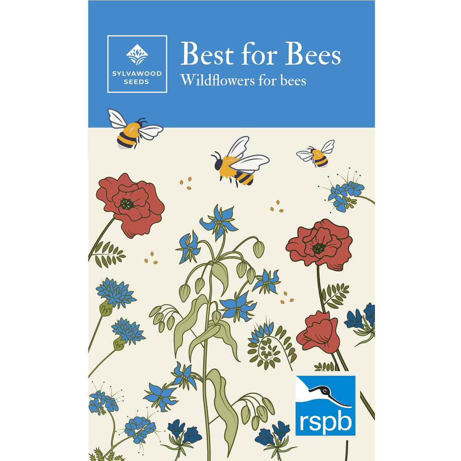 Best Wildflowers for Bees Seed Pack - RSPB Shop